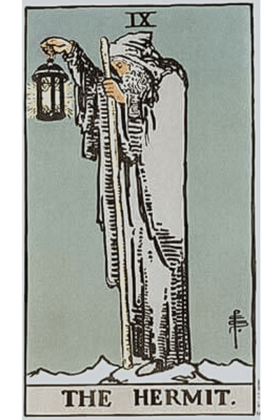 The Hermit Tarot Card Meaning (Upright & Reversed)